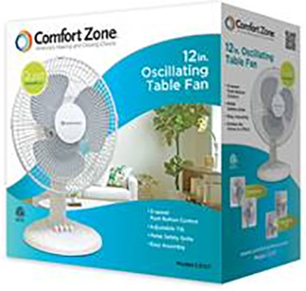 OSCILLATING FAN 12 IN WT TABLE TOP - Weston, WV - P & G Hardware